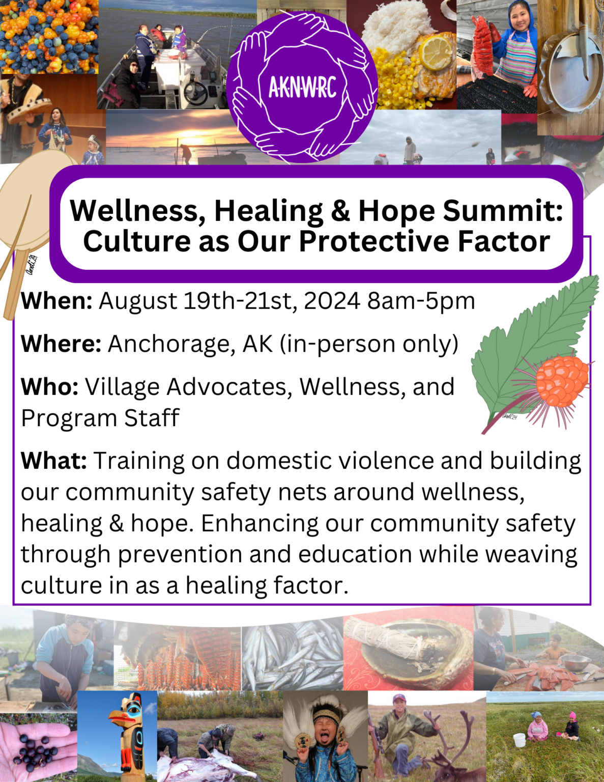 AKNWRC's Wellness, Healing & Hope Summit: Culture as Our Protective ...