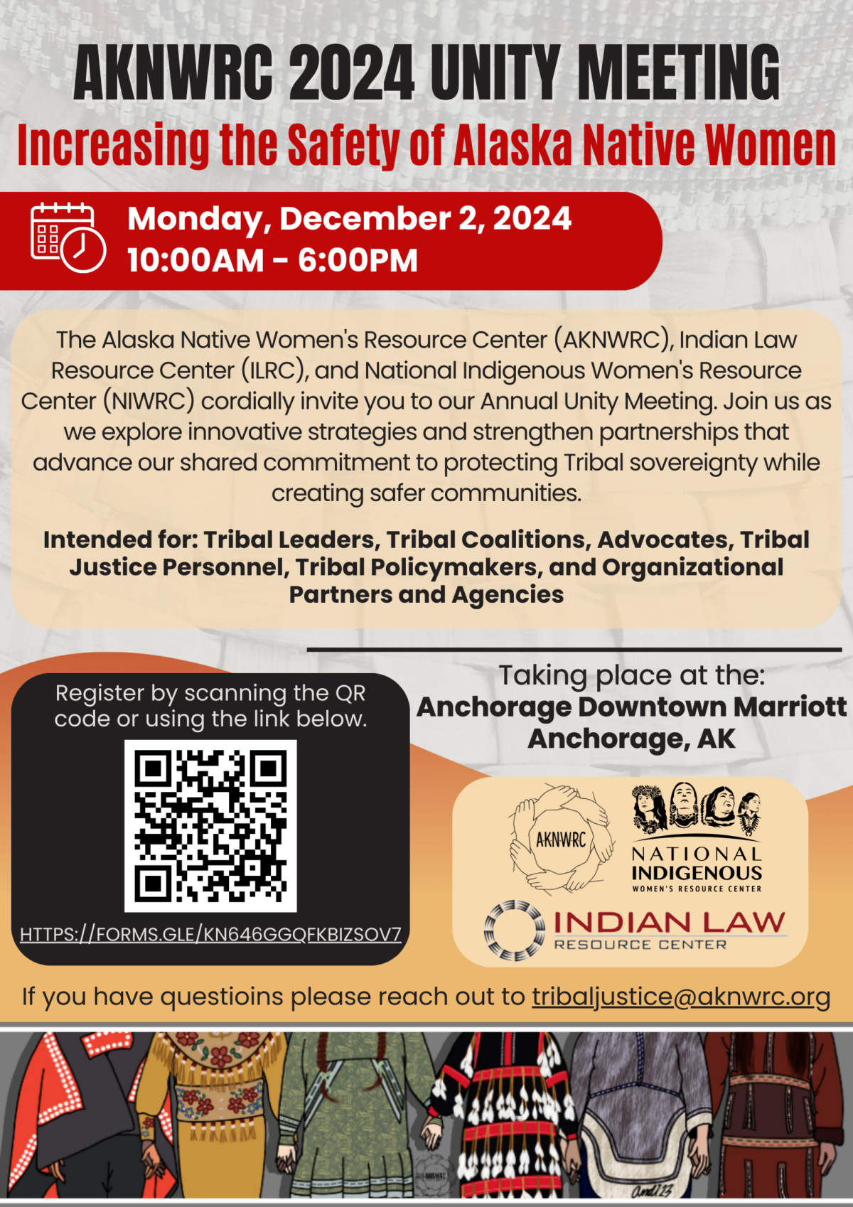 AKNWRC 2024 Unity Meeting: Increasing the Safety of Alaska Native Women ...